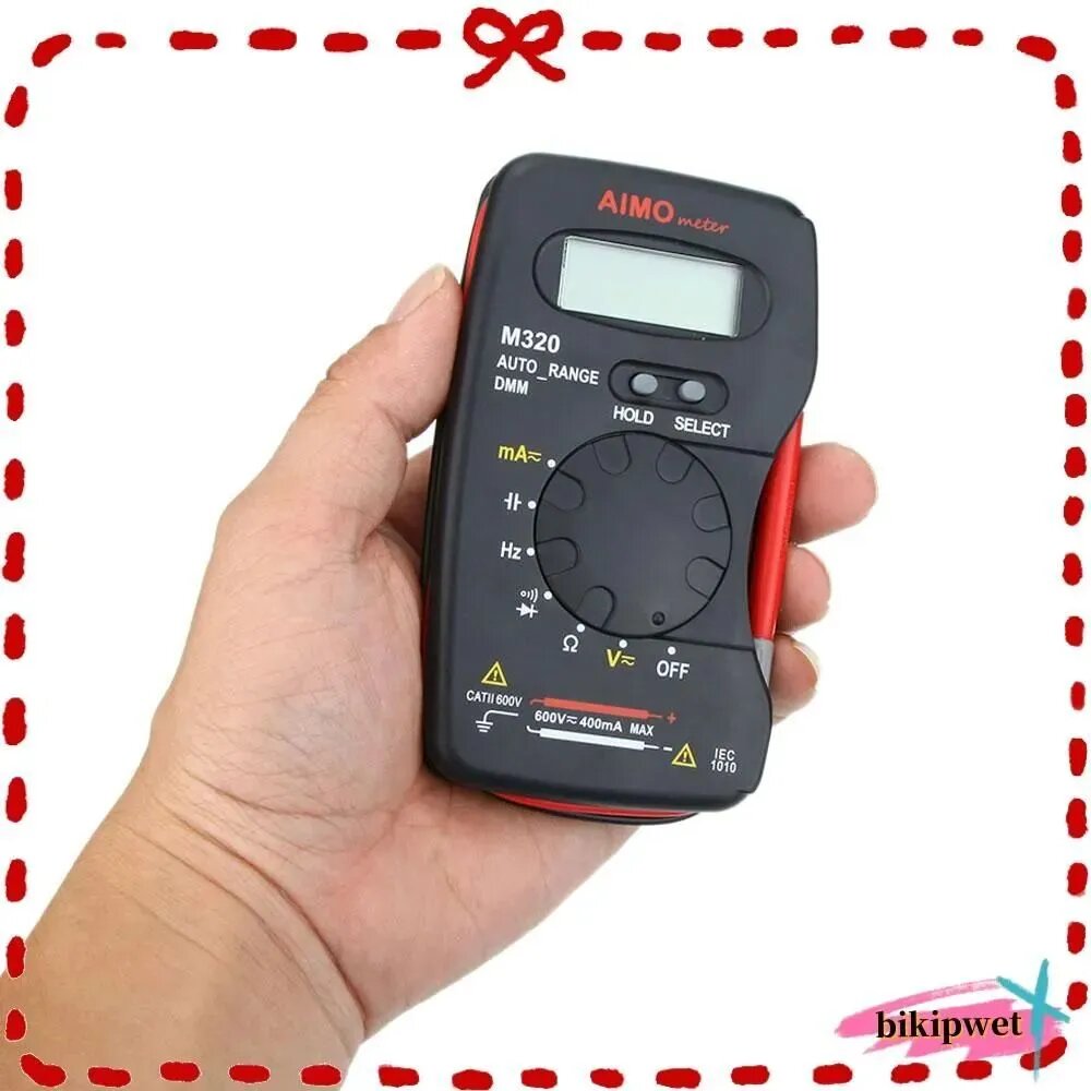Цифровой мультиметр Aimometer M320 DMM Mini Pocket Amp Meter Тестеры напряжения — фото 1