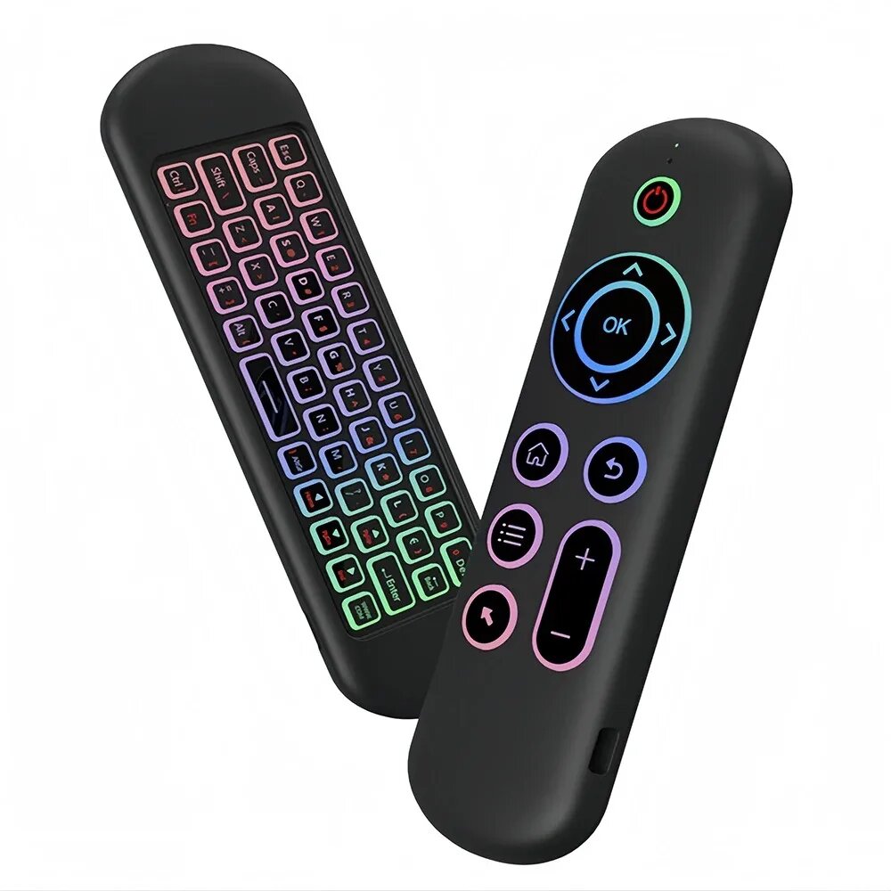 KEBIDUMEI Беспроводная мини-клавиатура и мышь 2.4G + BT with RGB
