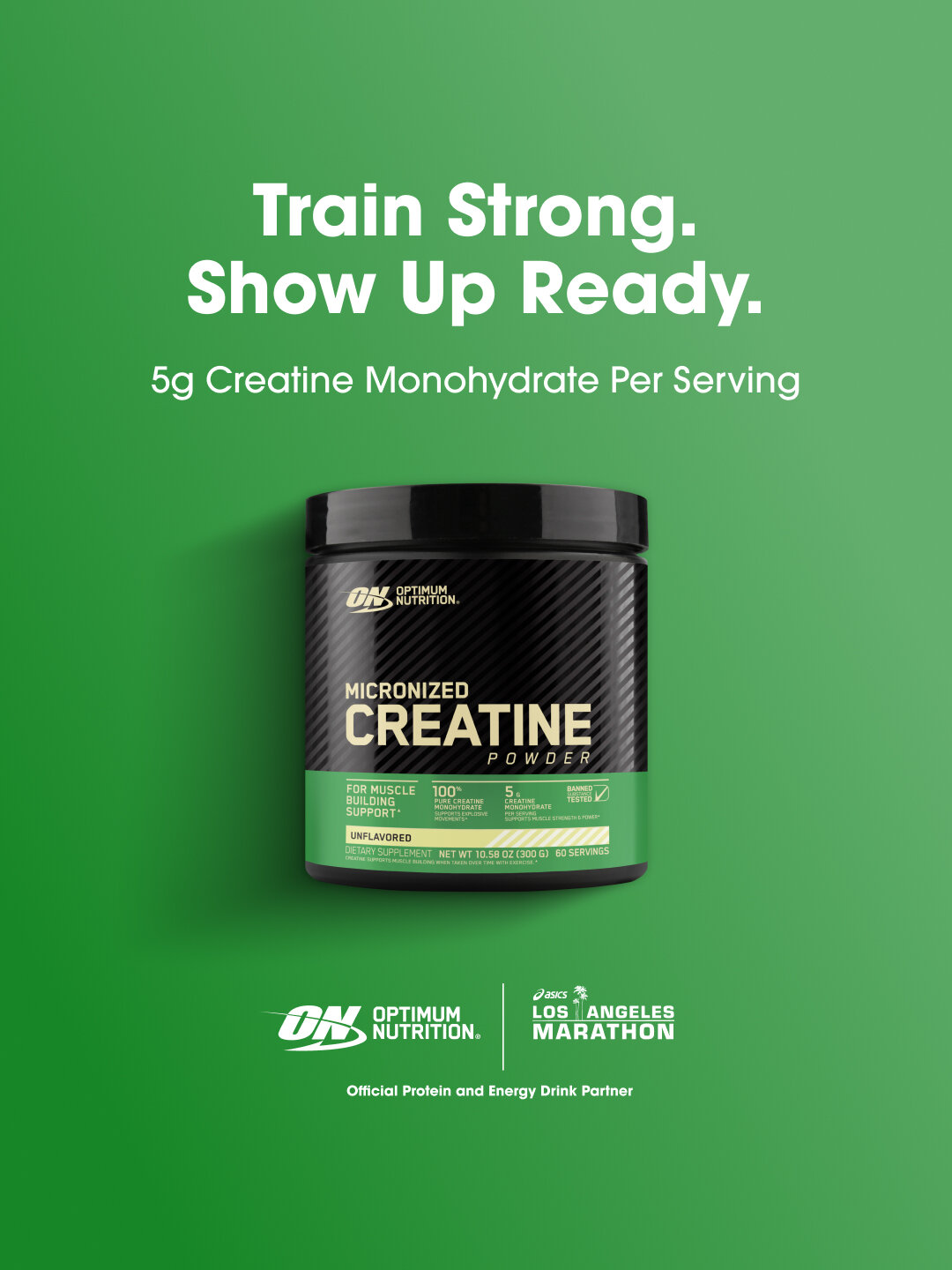 Креатин моногидрат OН - Микронизированный Креатин Порошок 10,58 унций (300г) / ON - Micronized Creatine Powder 10,58 oz (300g)