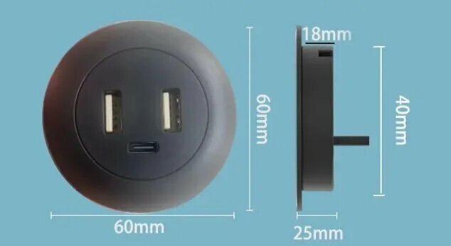 GEALFIS USB-концентратор , многопортовый хаб для ноутбука, компактный разветвитель USB