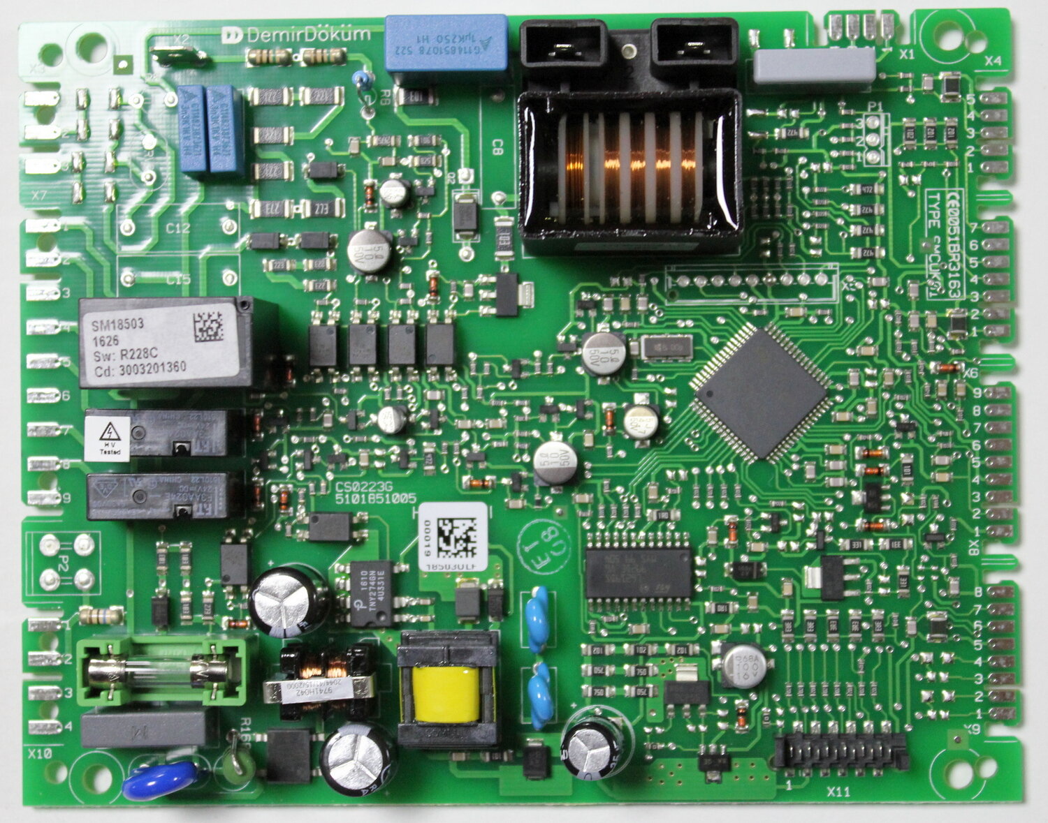 Электронная плата для газовых котлов Baxi Honeywell SM18503U (D003201360)