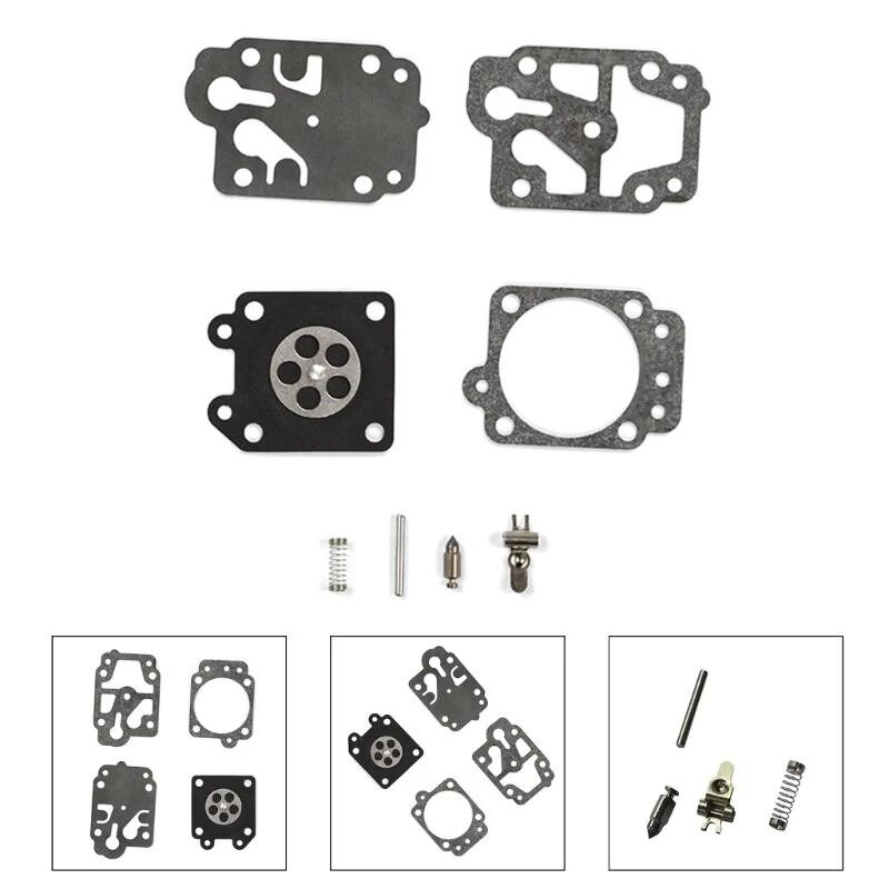 Карбюратор, комплект для восстановления карбюратора, диафрагмы, ремонт карбюратора для 26cc, 33cc, 43cc, 49cc, 52cc