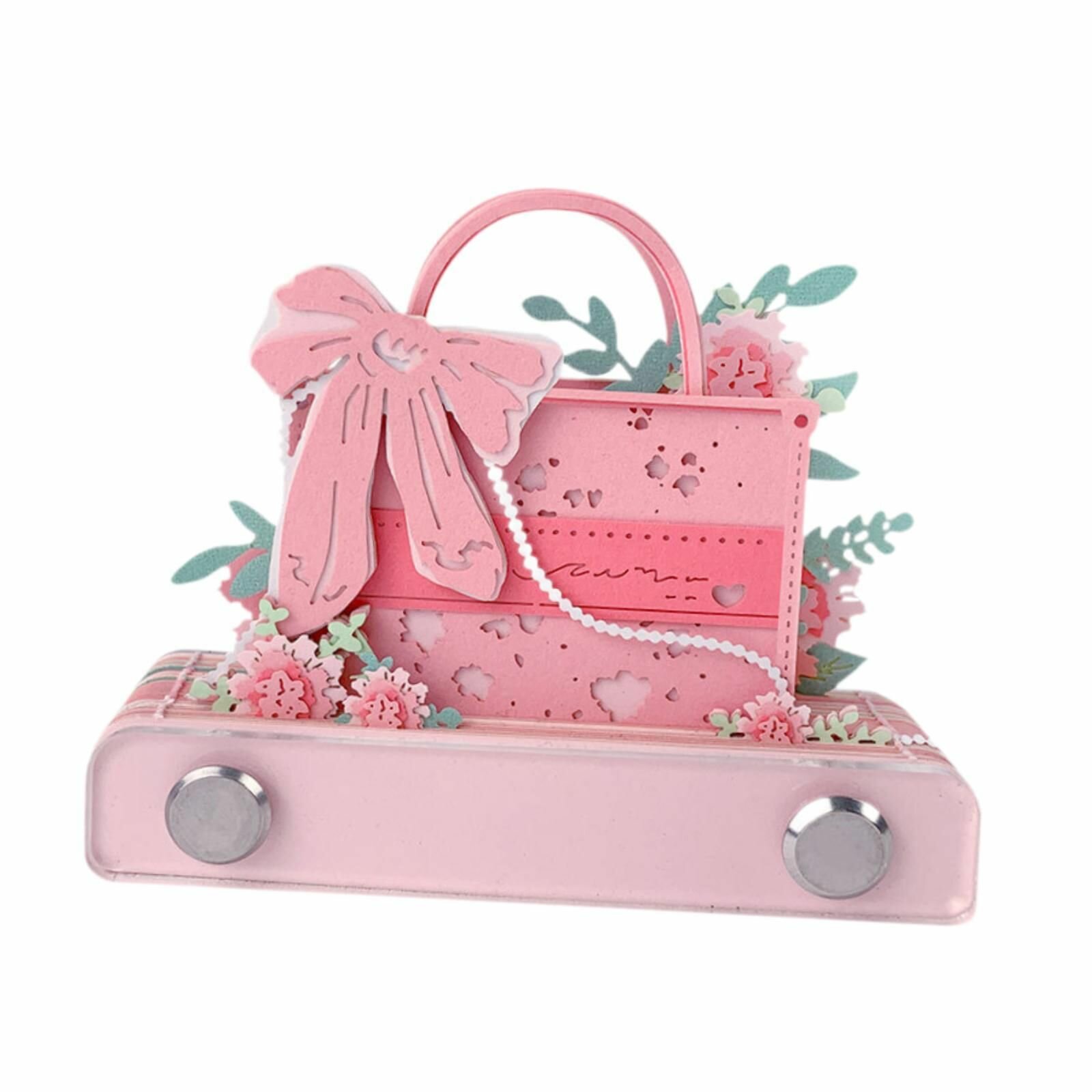 3D блокнот с вырезкой, розовый