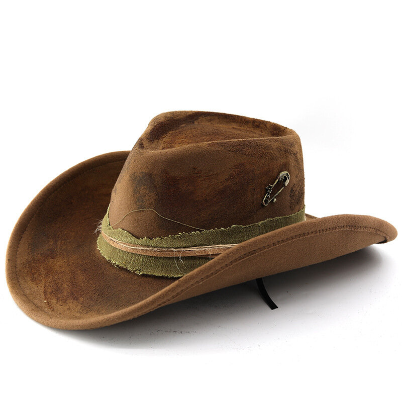 Городских образов JYL Федора Унисекс Кожа Фетр