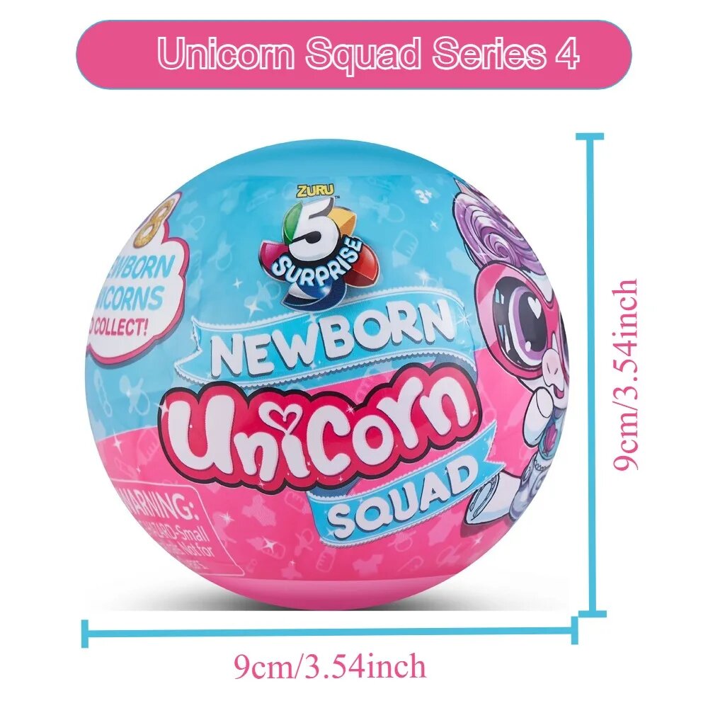Набор игрушек 5 Surprise Newborn Unicorn Squad Bandai
