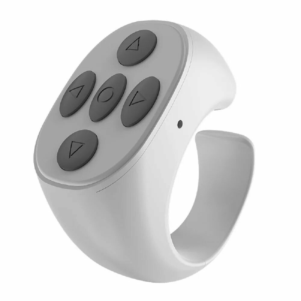 Беспроводной Bluetooth-пульт-кольцо для смартфона, версия 5.3, белый
