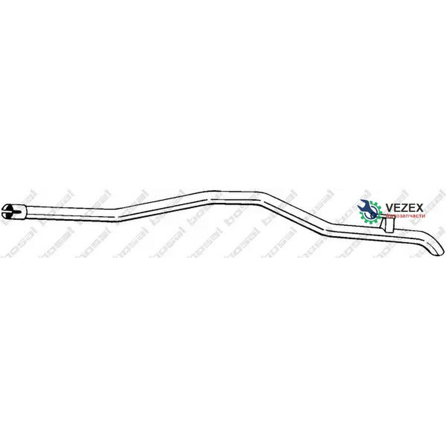 BOSAL 950-091 Глушитель (труба соединительная)