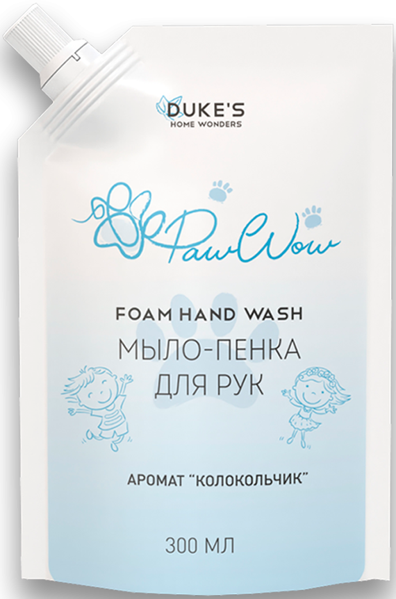 Мыло-пенка Duke's Home Wondersдля рук, аромат Колокольчик", 300 мл