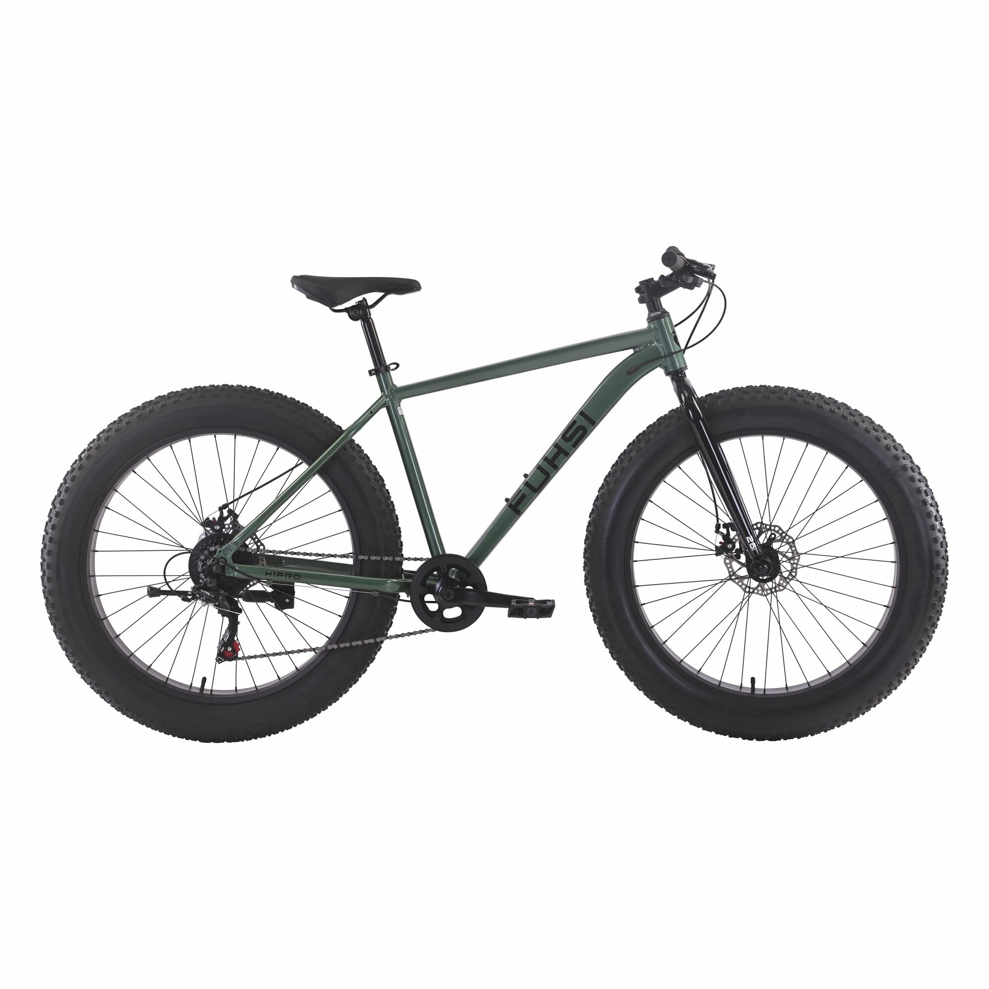 Велосипед фэтбайк FU663 /8S 26*19in, рама алюминий, механические дисковые тормоза