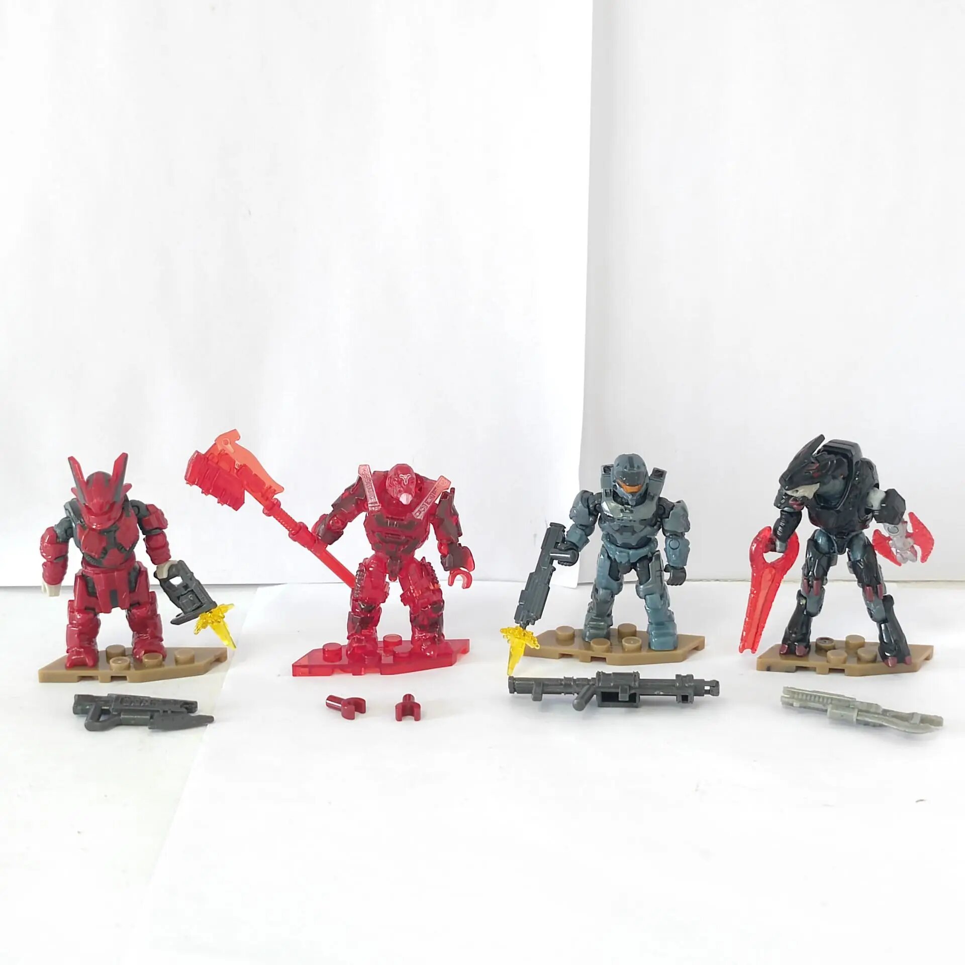 Mega Construx Banished Phantom Spartan Griffin Brute Captain Escherum Jega Rdomnai фигурки 4 шт