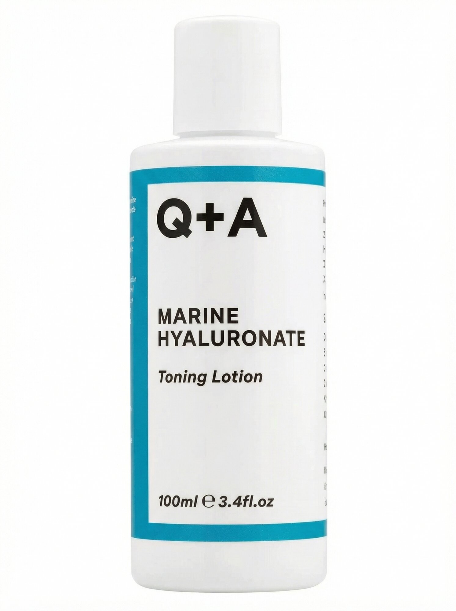 Тоник для лица Q+A, с гиалуроновой кислотой и морскими экстрактами, 100мл