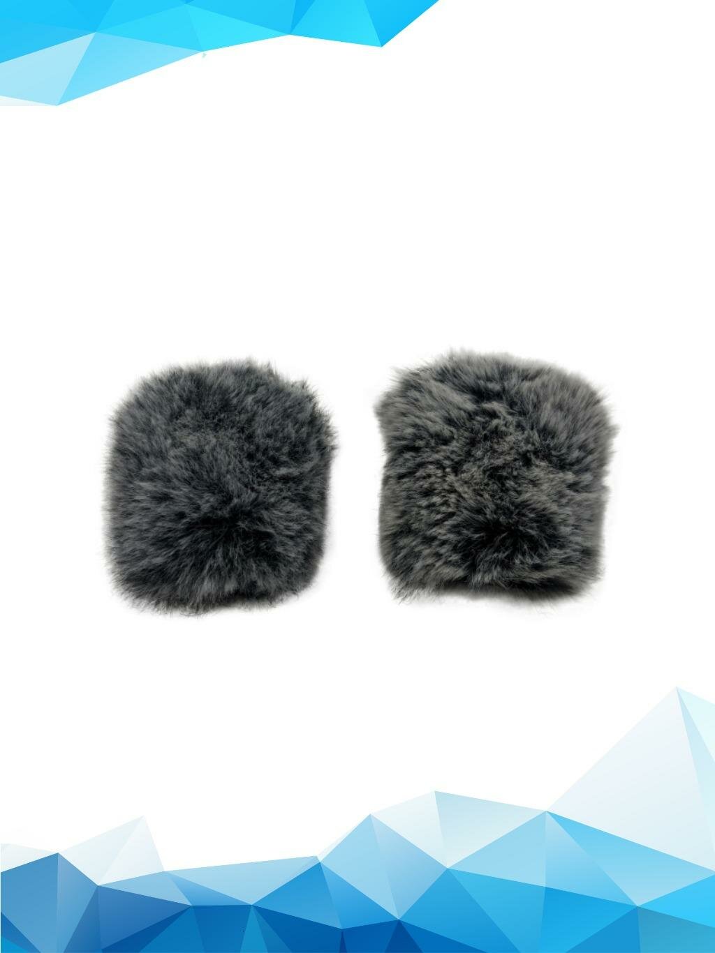 Ветрозащитный чехол для микрофона ZOOM H5, Черно-белый разделитель