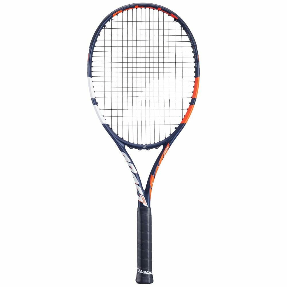DECATHLON ракетка для большого тенниса Babolat Boost Drive, черный/оранжевый, grip 3, 27 дюймов, 105 кв. дюймов, 260 г