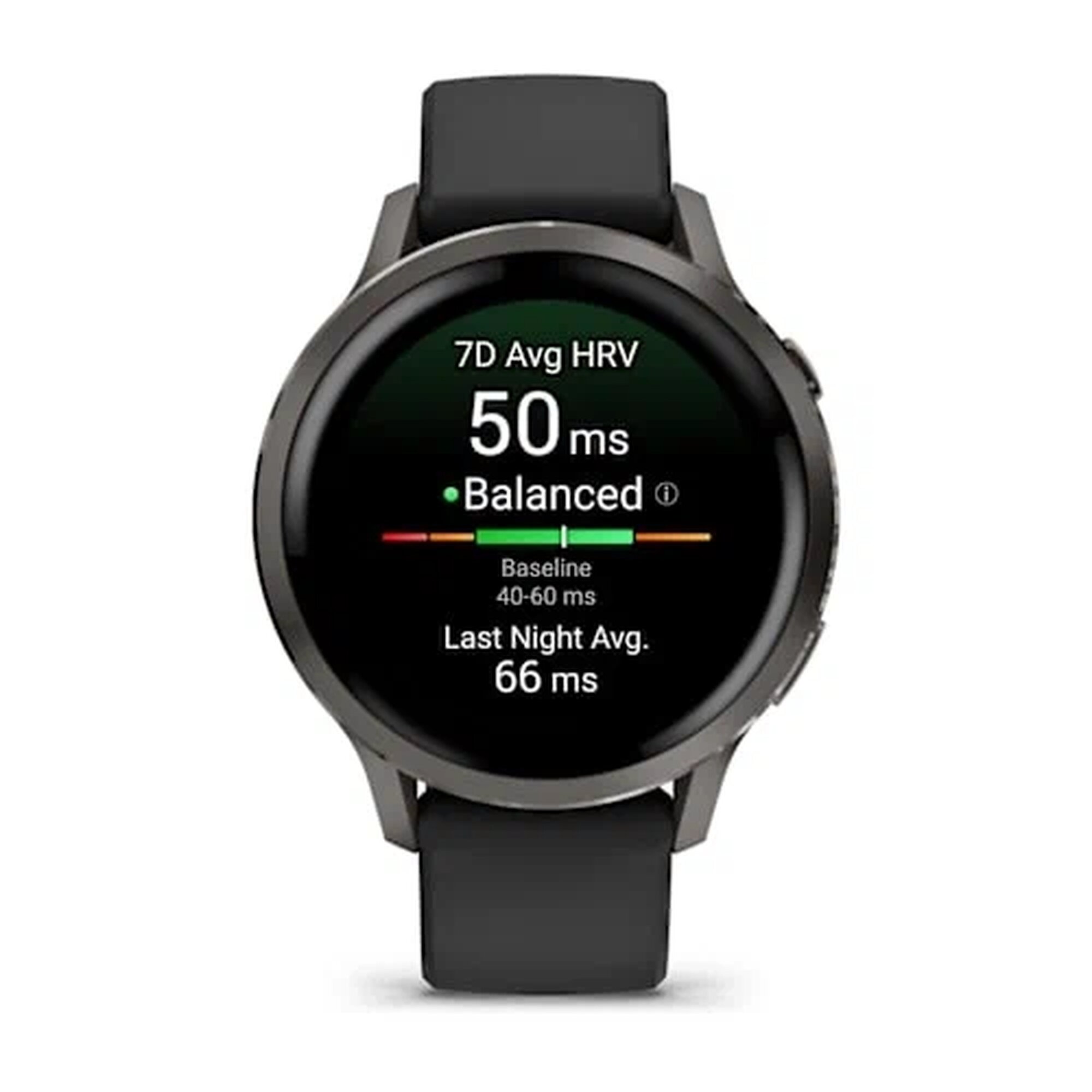 Умные часы Garmin Venu 4 41mm Slate Bezel With Black Silicone Band