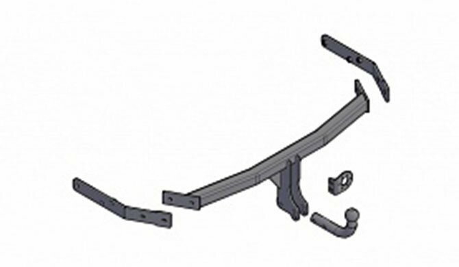 Фаркоп для Great Wall Hover Н3 (СС 6460КМ27) с 2009-2013 г. в, Great Wall Hover Н5 (СС6461КМ29) с 2010, Great Wall Hover Н3 New (СС 6461КМ2С) с 2014 г (паспорт и сертификат) Трейлер.8122