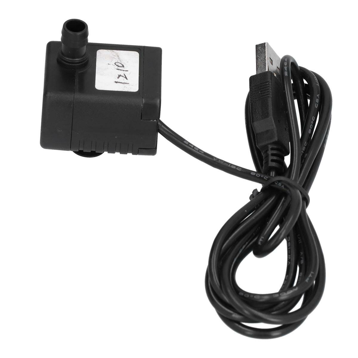 Водяной насос Chenba Tan Mini 170L/H DC водонепроницаемый погружной с разъемом USB для аквариумов фонтанов DC12V
