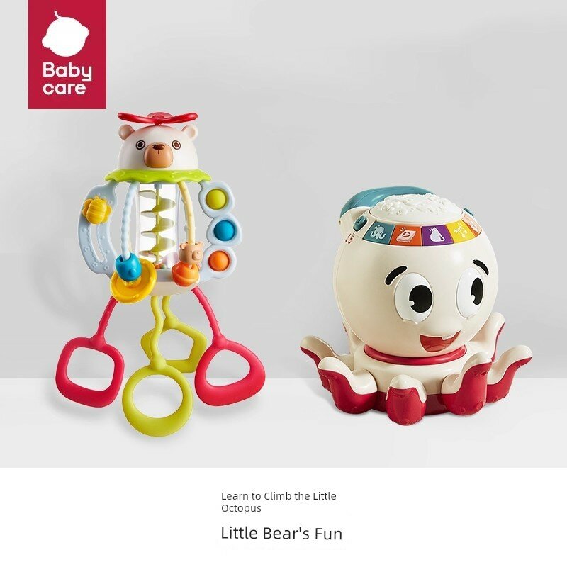 Игрушка-осьминог для ползания Babycare для детей от 0 до 1 года, обучающий пособие по обучению ползанию для младенцев и