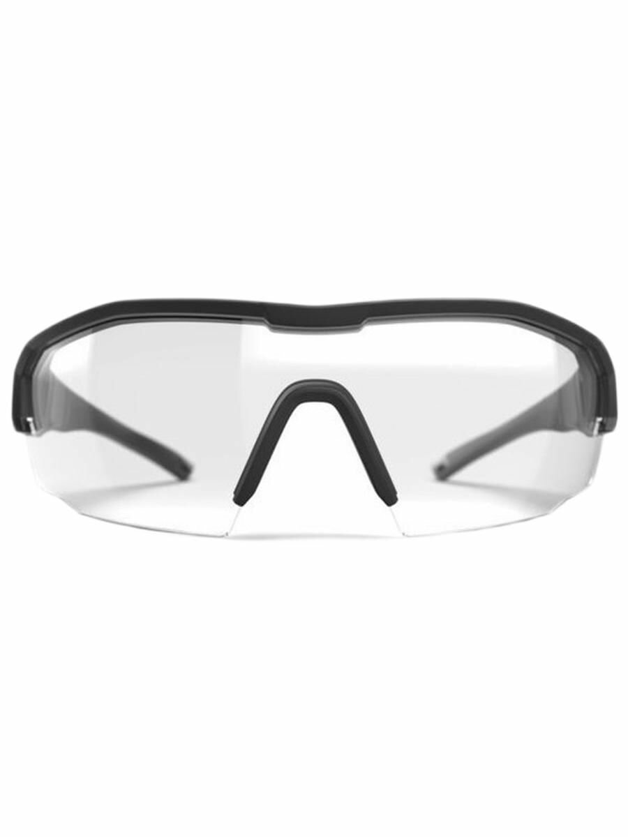 Очки защитные GLOCK CLOTHING Tactical Glasses, пластик, гибкие, белые/черные, матовые