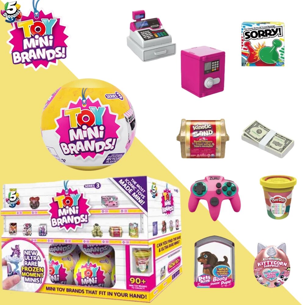 Toy Mini Brands Серия 3, 3шт, цвет: Random