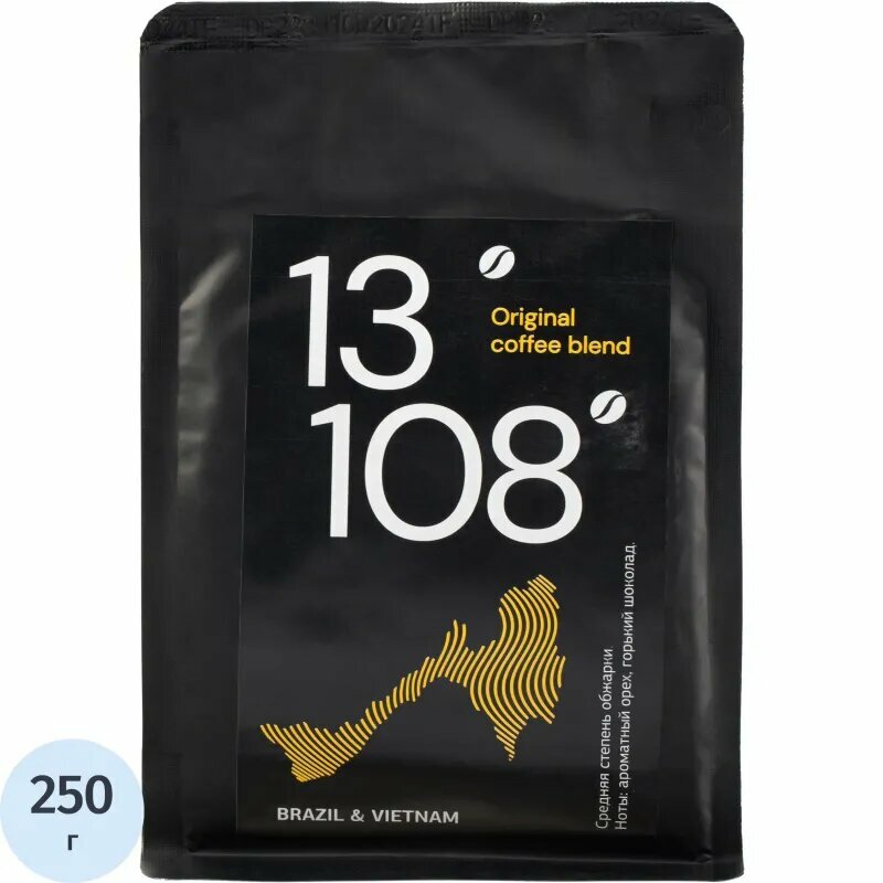 Кофе молотый 13/108 Original coffee blend, 250г, 1925537