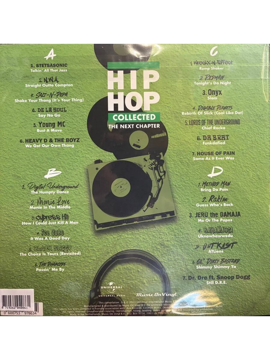 Various - Hip Hop Collected - The Next Chapter 2LP — фото 1