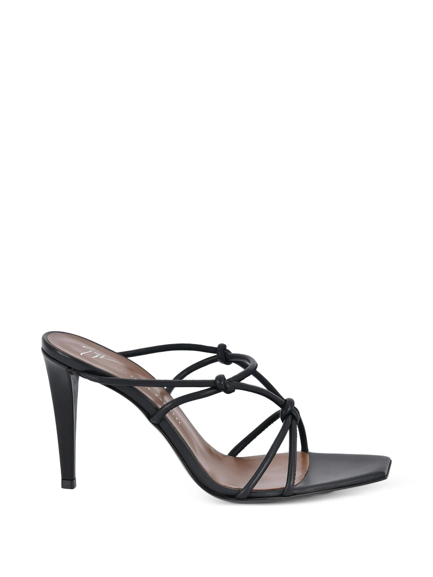 Мюли Knotted detail square toe mules
