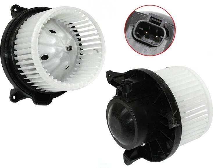 Мотор отопителя салона слева руль SAT ST-27375-ZF00A Nissan Pathfinder 04-14 / Navara 04-15