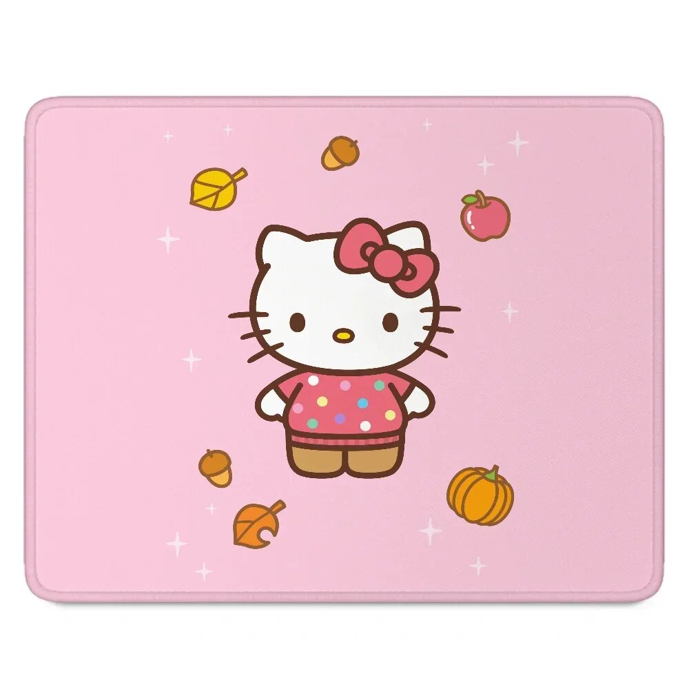 MINISO Новый кожаный коврик для мыши Sanrio Hello Kitty Mini для офиса и компьютера, милая скатерть для девичьей спальни, коврик для студенческого стола,