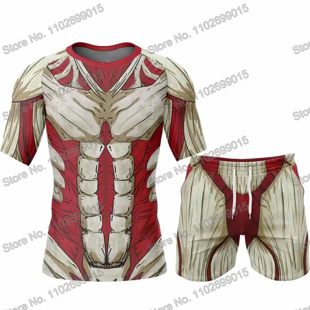 Rash Guard мужской Attack On Titan, цвет 2, размер М