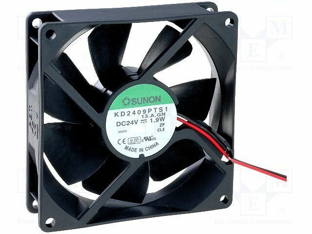 Вентилятор Sunon KD2409PTS1 92x25мм 24V 0.08A 1.8W