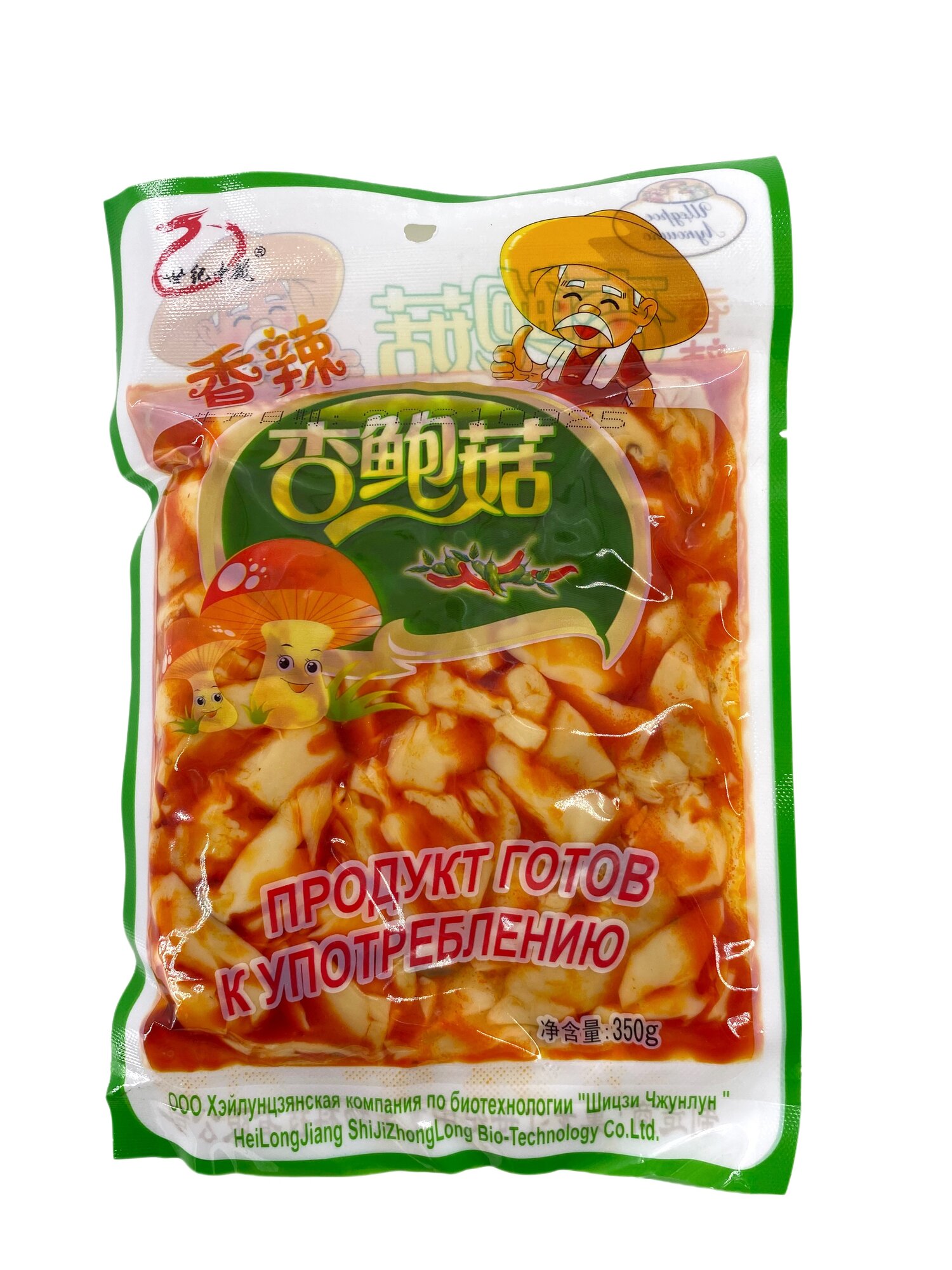Китайские маринованные острые Опята 350 гр