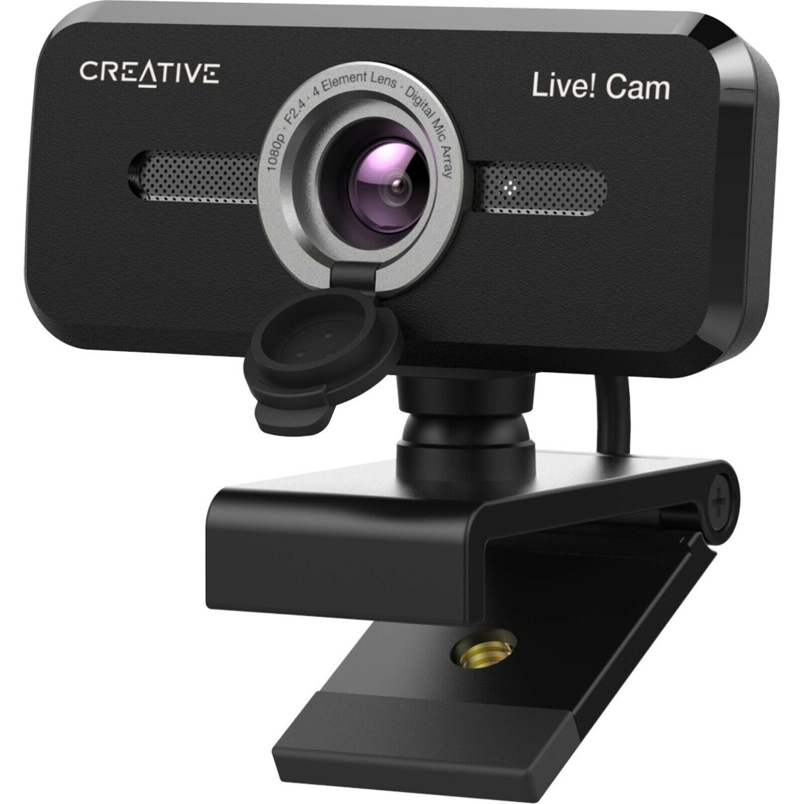 Камера Web Creative Live Cam SYNC 1080P V2 черная 2Mpix 1920x1080 USB2.0 с микрофоном 73VF088000000
