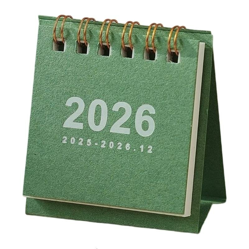 Настольный календарь на 19 месяцев (июнь 2025 – декабрь 2026), Зеленый