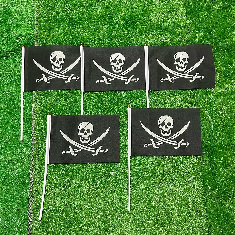 SKY FLAG Jolly Roger пиратский флаг 14x21 см 14x21cm 10pcs, 5