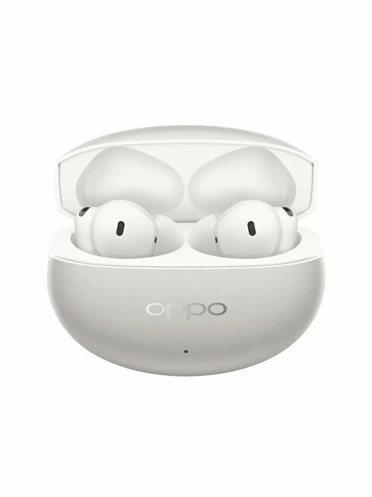 OPPO Наушники беспроводные с микрофоном OPPO Enco Free 4, Bluetooth, USB Type-C, светло-серый
