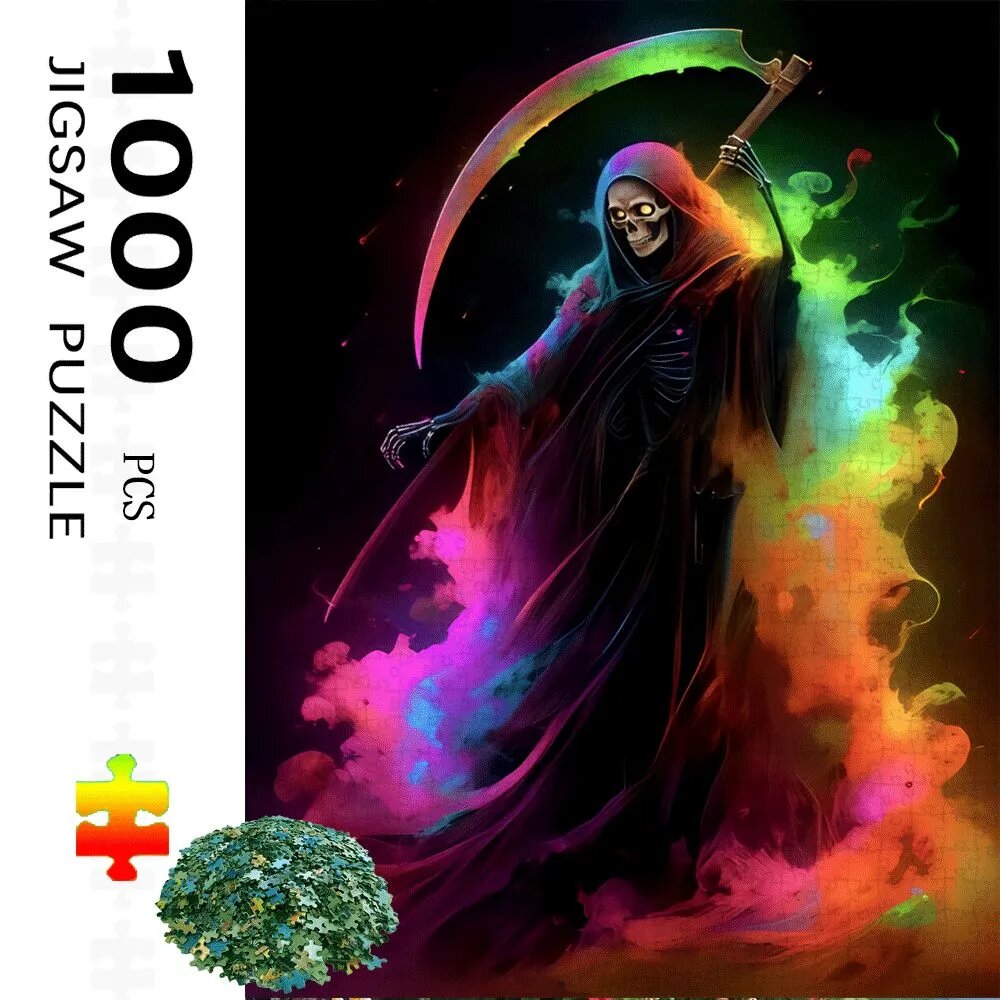 Пазлы для взрослых на 1000 , 50х70см, подарочный набор/ "Рипер"