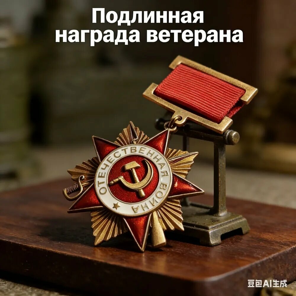 Орден Великой Oтечественной войны 1 степени (на колодке)