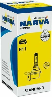 Лампа H11 12V 55W PGJ19-2NVA Narva арт. 480723000