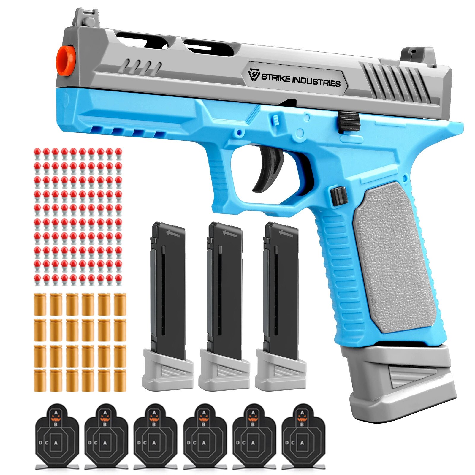 Игрушечный пистолет Glock Sig17 Simulation, быстросъемный, мягкий, пулевой