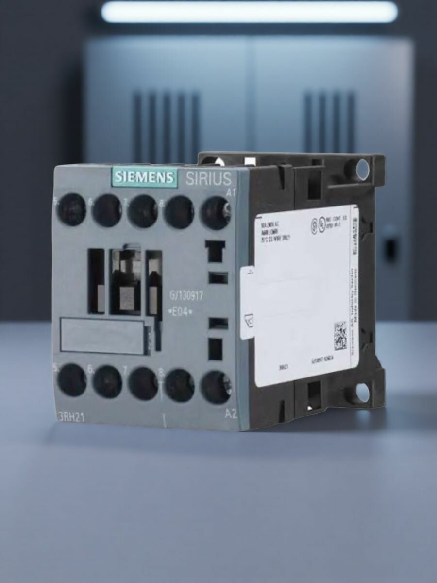 Контактор 3-полюсный, 6А, NO x4, DIN, Размер S00, 24VDC