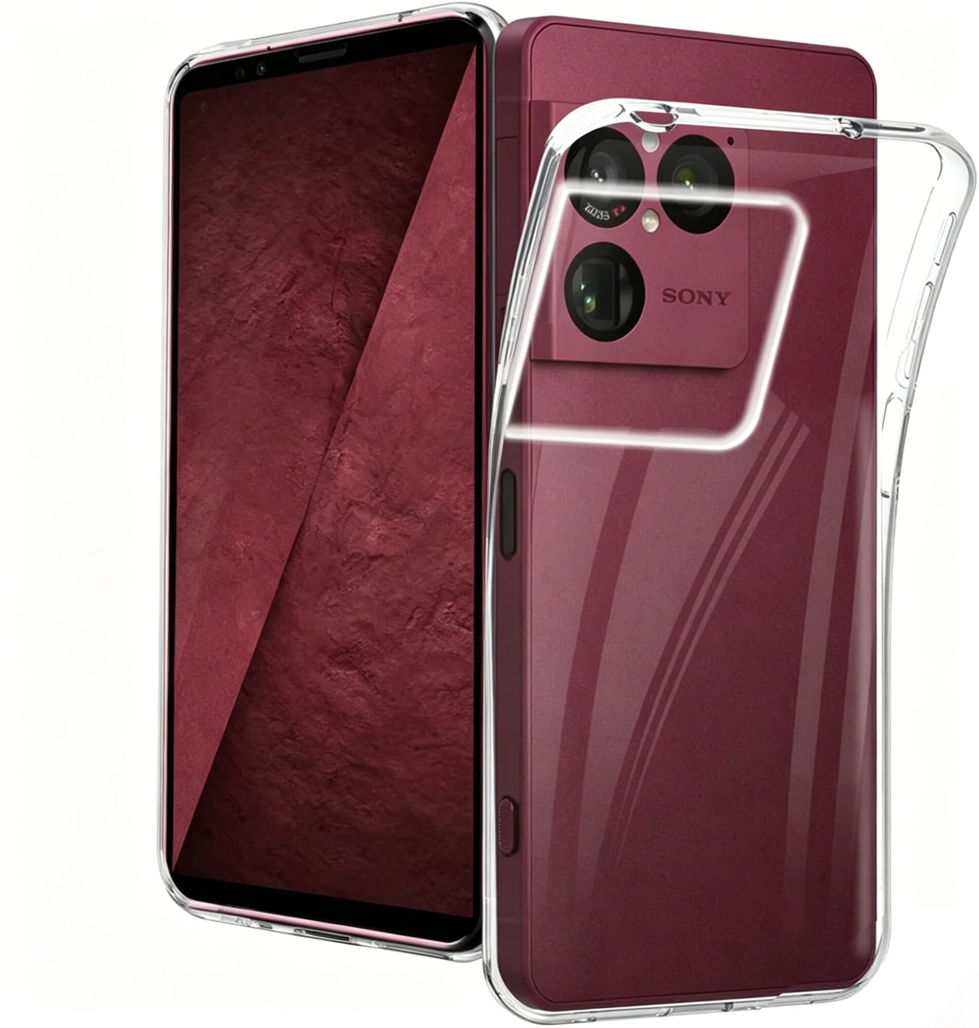 Ультратонкий прозрачный мягкий чехол из ТПУ для Sony Xperia 1 VIII 1VIII 2026