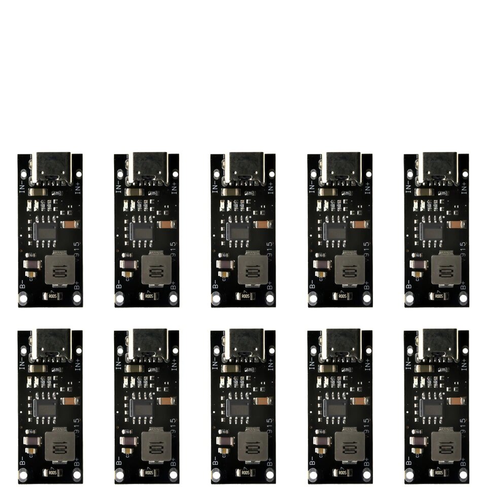 Плата быстрой зарядки 3A, литиевая батарея, 10PCS