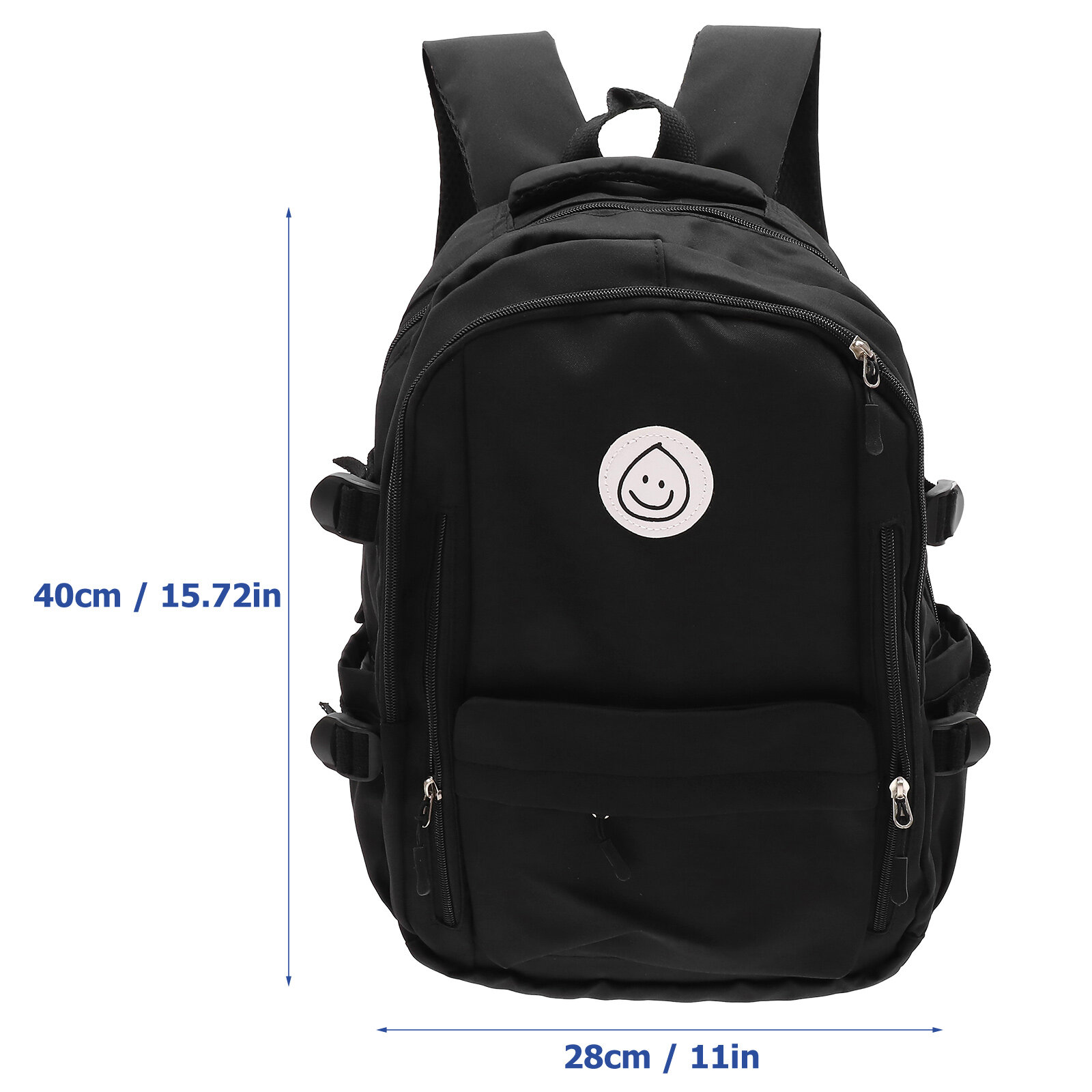 Lovely Bag Fashion Backpack для Старшеклассников Чёрный 40X28CM