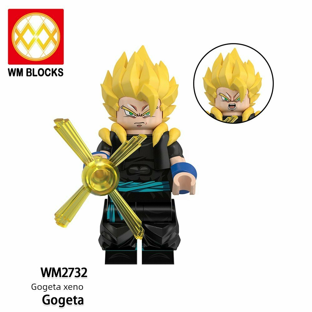 Серия Драконовый шар Сайян Готенкс Зенон оранжевый мини-фигурка