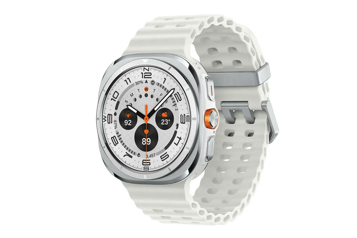 Умные часы Samsung Galaxy Watch ULTRA, LTE, SM-705, 47mm, Titanium White/Silver (Белый/Серебристый)