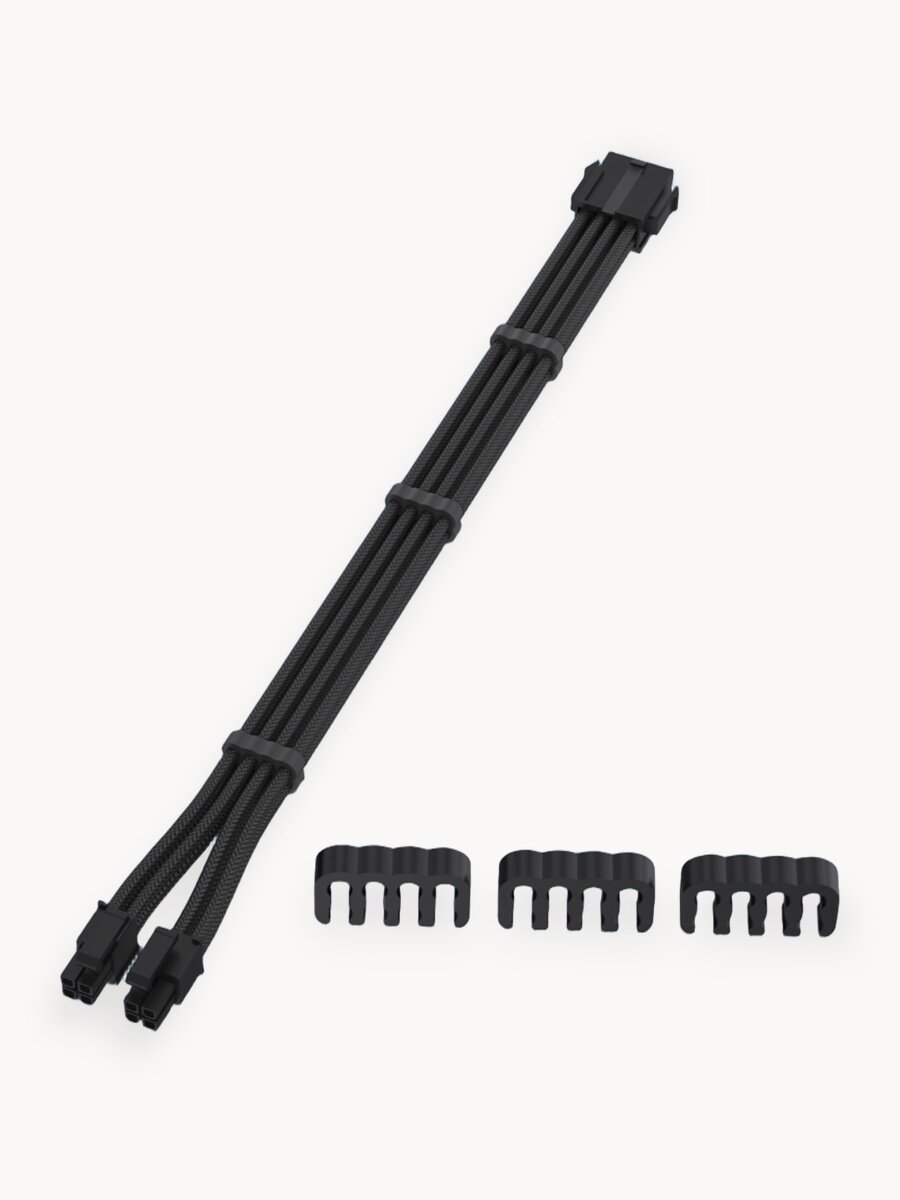 Кабель удлинитель провода блока питания процессора CPU 4+4 pin моддинг ПК