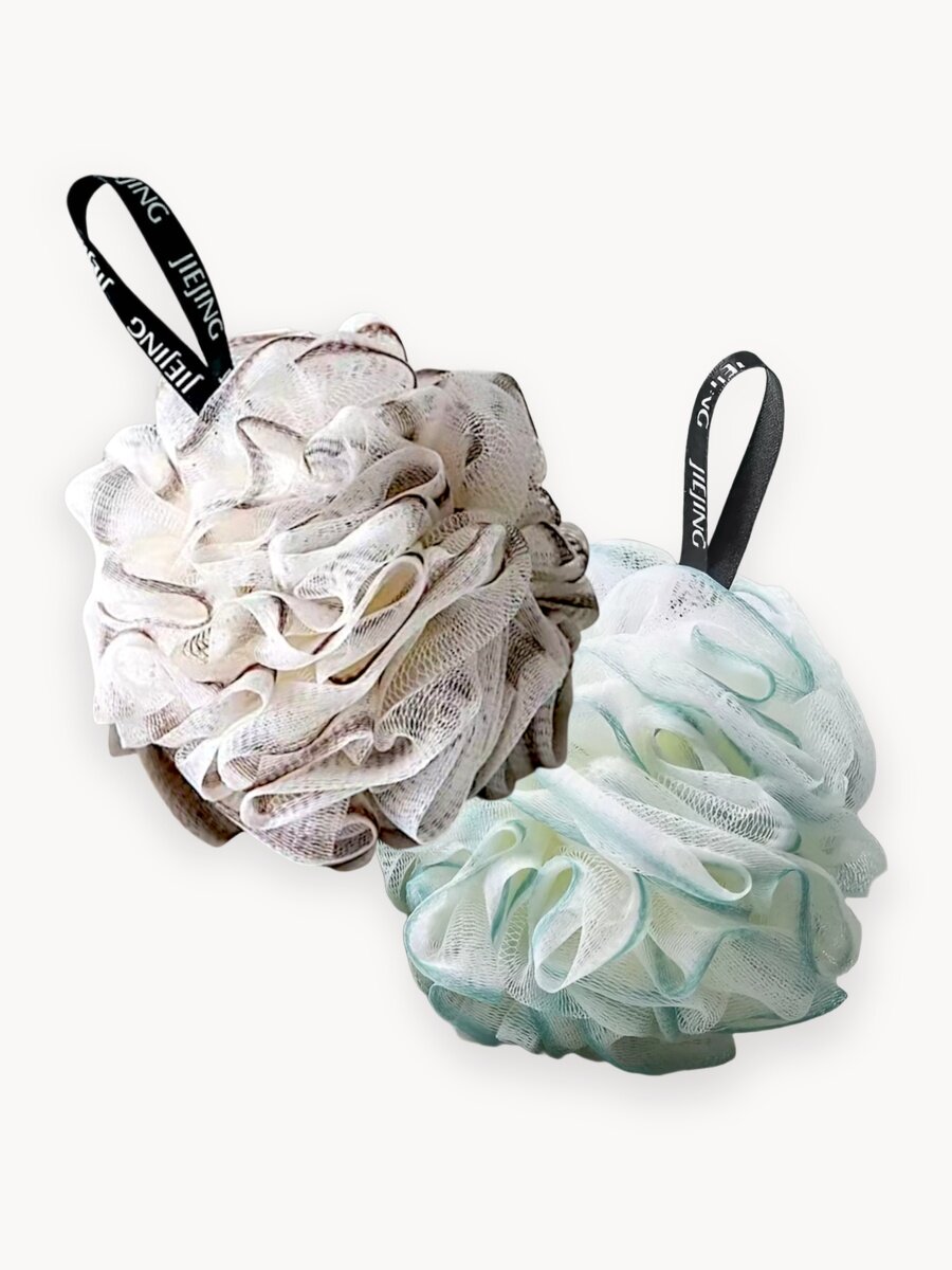 Мочалка для тела / мочалка для душа 2 шт в наборе , массажная мочалка для тела и душа