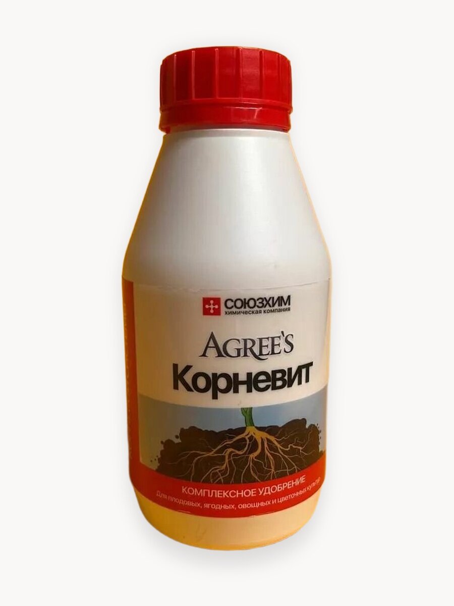 Удобрение Agree's Корневит, органоминеральное, жидкое, 250мл, универсальное
