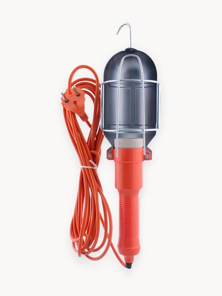 Переноска-светильник для гаража старт, 5 метров, строительный фонарь, лампа до 60 Вт