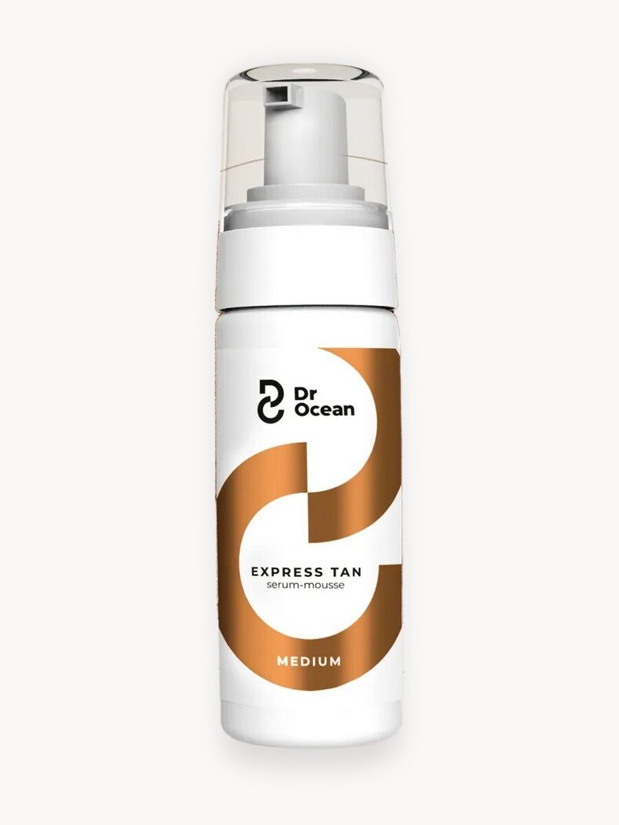 Автозагар мусс Dr.Ocean TAN EXPRESS, для светлой кожи, увлажняющий, гипоалергенный